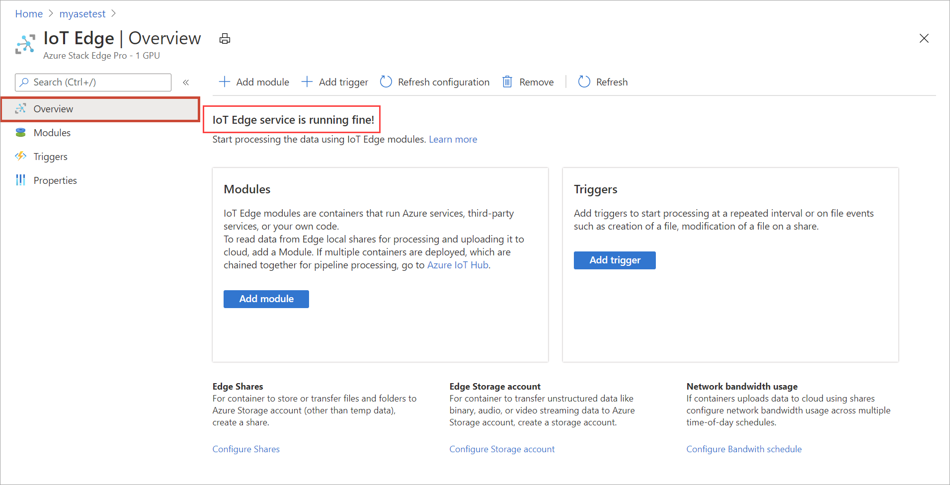 Microsoft Azure Stack Edge Pro Gpu 디바이스에서 Gpu 모듈 실행 Microsoft Learn