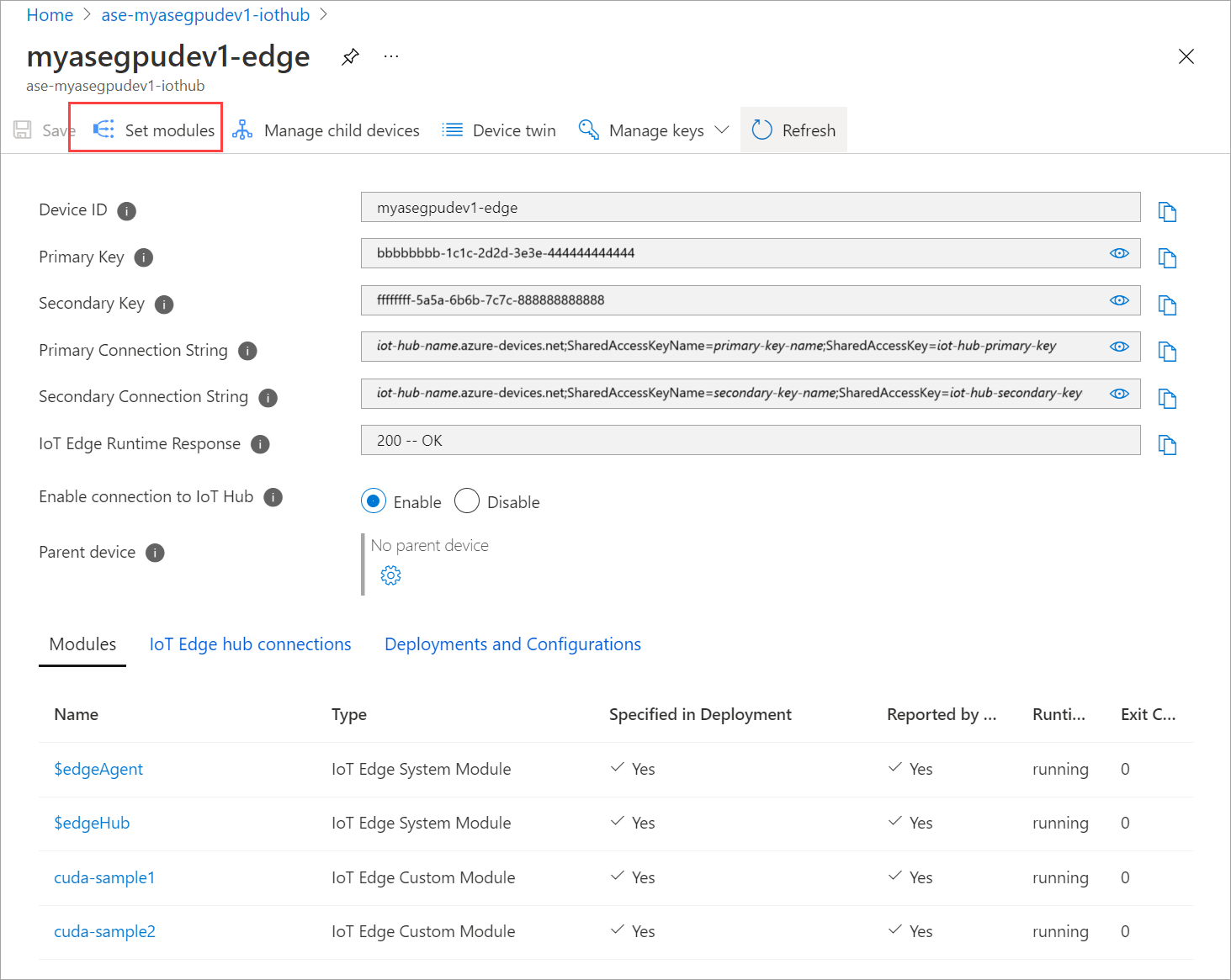 Azure Stack Edge Pro Gpu 디바이스에서 Gpu 공유를 사용하여 Iot Edge 워크로드 배포 Microsoft Learn