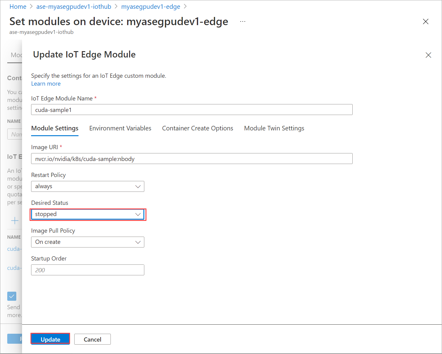 Azure Stack Edge Pro Gpu 디바이스에서 Gpu 공유를 사용하여 Iot Edge 워크로드 배포 Microsoft Learn