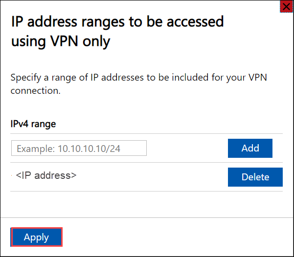 Azure Powershell을 사용하여 Azure Stack Edge Mini R 디바이스에서 Vpn 구성 Microsoft Learn