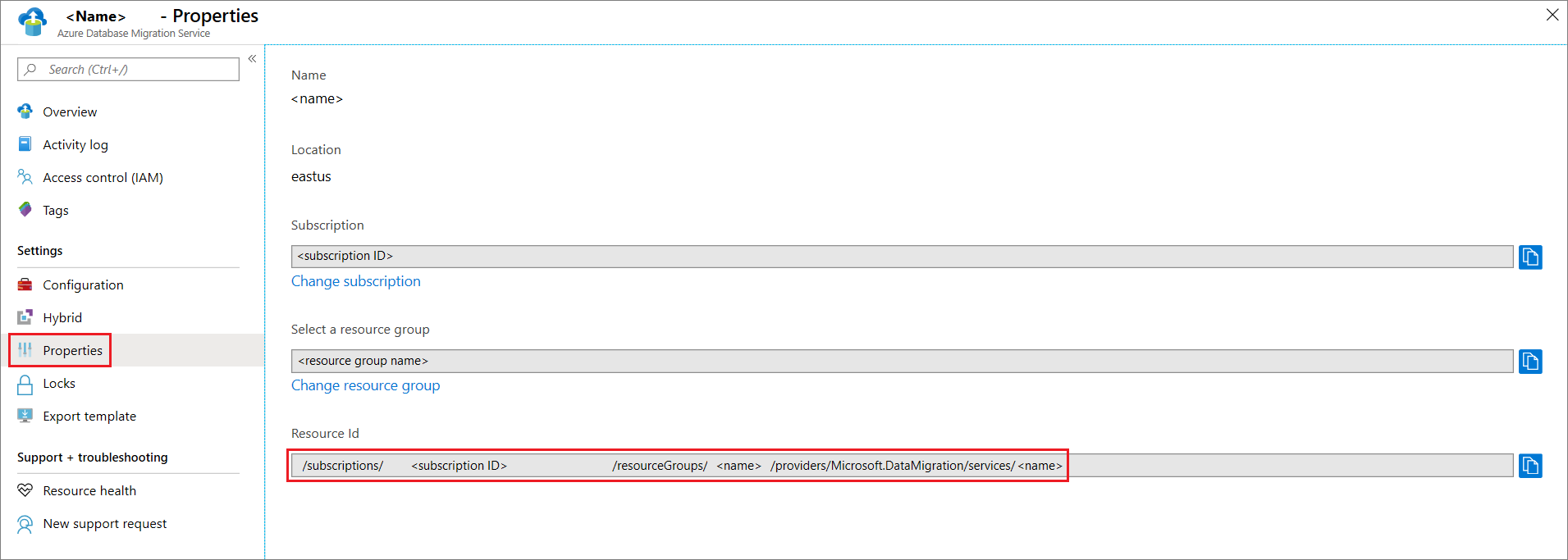 빠른 시작 Azure Portal을 사용하여 하이브리드 모드 인스턴스 만들기 Azure Database Migration Service Microsoft Learn