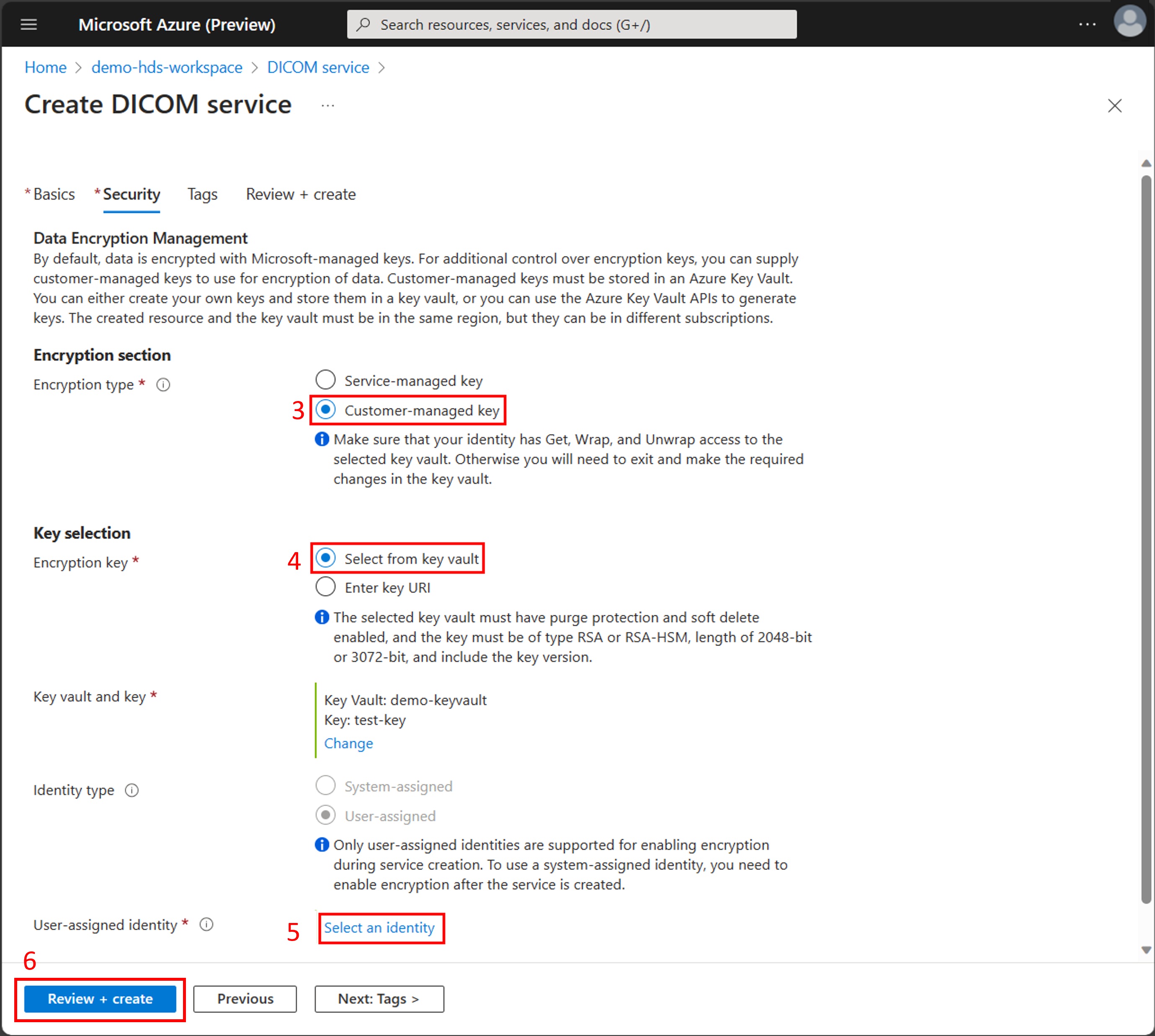 Azure Health Data Services에서 DICOM 서비스에 대한 CMK(고객 관리형 키) 구성 | Microsoft ... Azure Health Data Services에서 DICOM 서비스에 대한 CMK(고객 관리형 키) 구성 | Microsoft ...