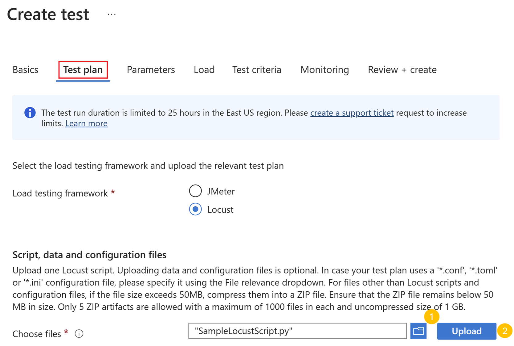 빠른 시작 Locust를 사용하여 부하 테스트 만들기 Azure Load Testing Microsoft Learn