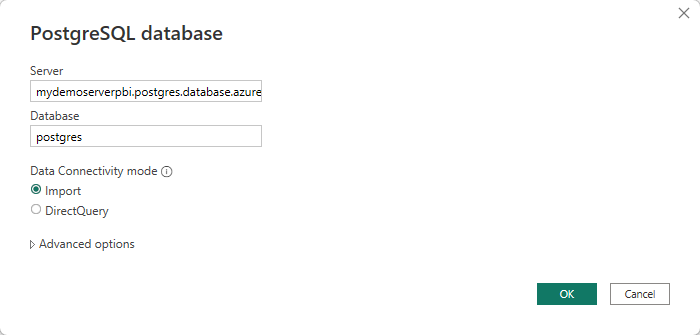 Power Bi로 연결 Azure Database For Postgresql Flexible Server Microsoft Learn