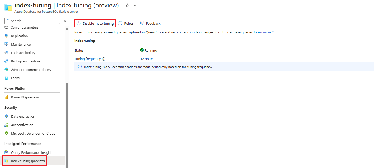 인덱스 튜닝을 구성하는 방법 Azure Database For Postgresql Flexible Server Microsoft Learn