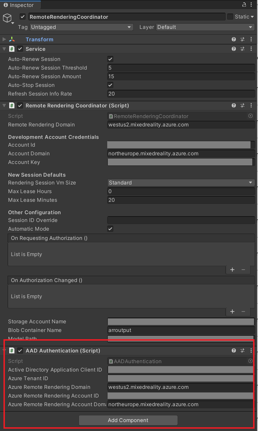Azure Remote Rendering 및 모델 스토리지 보안 Azure Remote Rendering Microsoft Learn