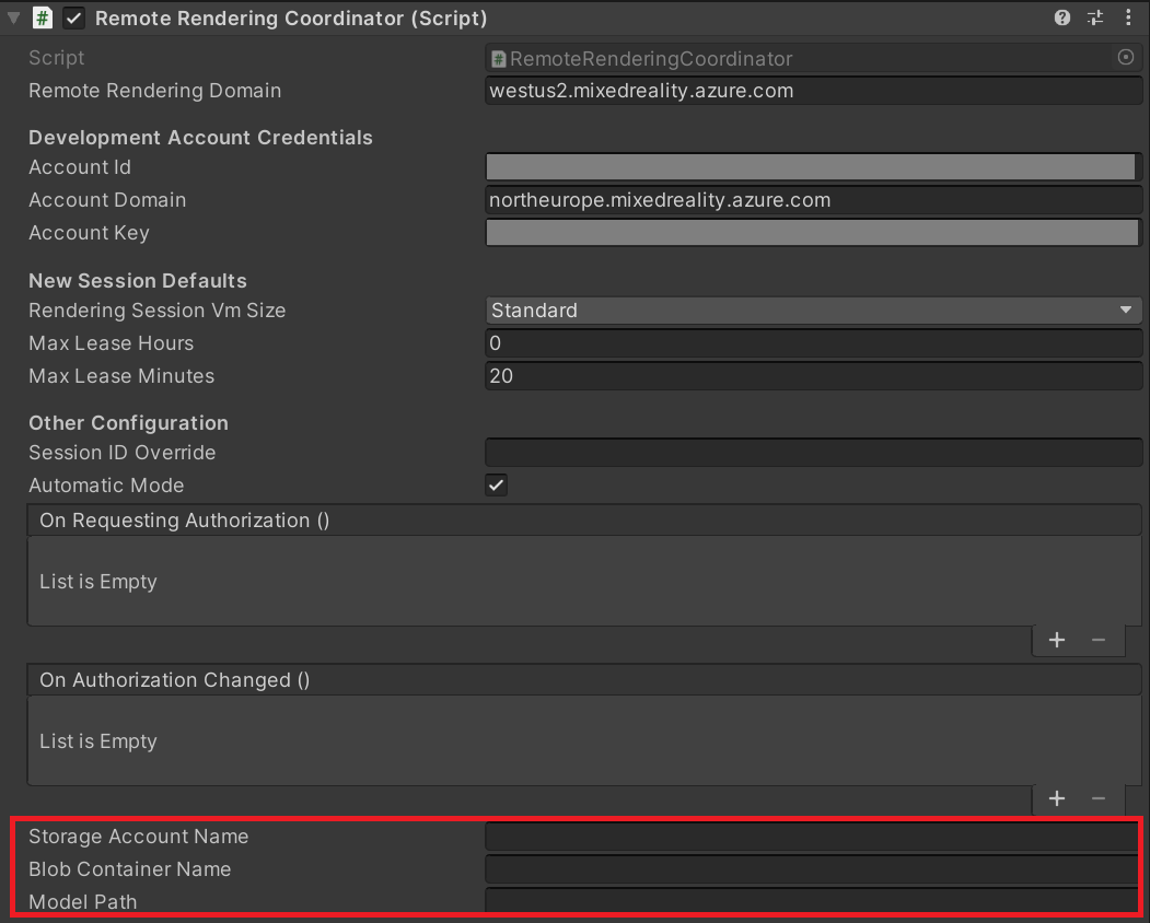 Azure Remote Rendering 및 모델 스토리지 보안 Azure Remote Rendering Microsoft Learn