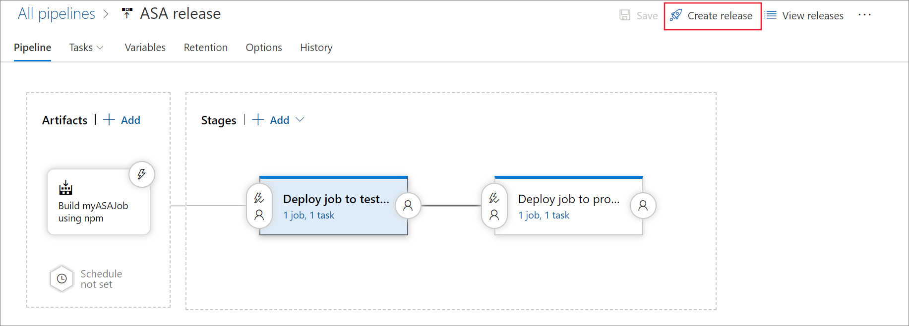 Azure Devops를 사용하여 Stream Analytics 작업용 Cicd 파이프라인 만들기 Azure Stream Analytics Microsoft Learn