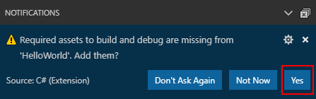 Visual Studio Code를 사용하여 .NET 콘솔 애플리케이션 만들기 - .NET | Microsoft Learn