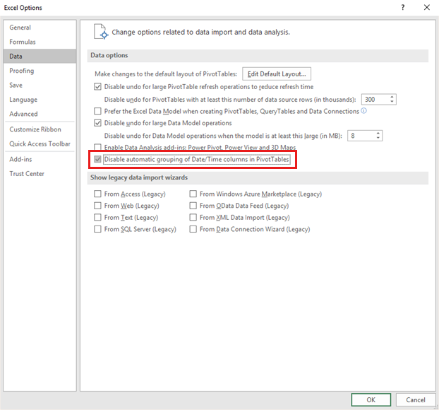 Excel Online에서 Project Online 데이터를 새로 고칠 때 외부 데이터 새로 고침 실패 Microsoft 365 Apps Microsoft Learn