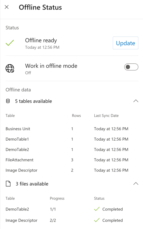 파일 및 이미지에 대한 모바일 오프라인 프로필 구성 Power Apps Microsoft Learn