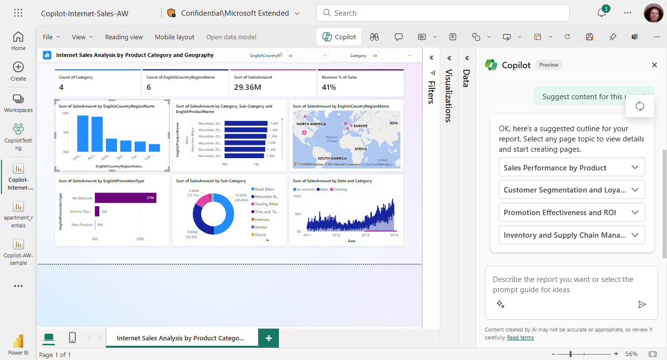 Power BI용 Copilot 개요 - Power BI | Microsoft Learn Power BI용 Copilot 개요 - Power BI | Microsoft Learn