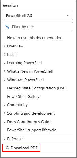 Powershell 설명서를 사용하는 방법 Powershell Microsoft Learn