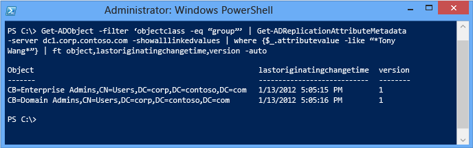 Windows Powershell을 사용한 고급 Active Directory 복제 및 토폴로지 관리수준 200 Microsoft Learn