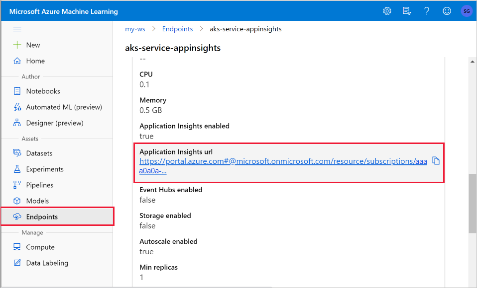 Gegevens van Machine Learning-webservice-eindpunten bewaken en ... Gegevens van Machine Learning-webservice-eindpunten bewaken en ...