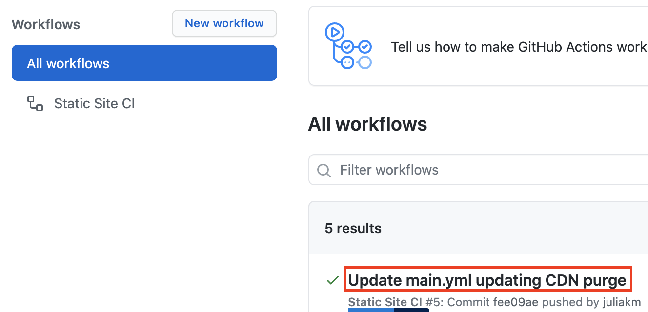 Korzystanie z funkcji GitHub Actions w celu wdrożenia witryny ... Korzystanie z funkcji GitHub Actions w celu wdrożenia witryny ...
