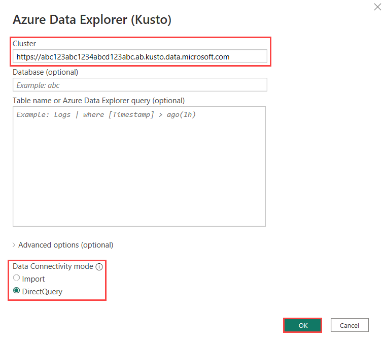 Używanie danych z bazy danych KQL w usłudze Power BI Desktop w analizie ... Używanie danych z bazy danych KQL w usłudze Power BI Desktop w analizie ...