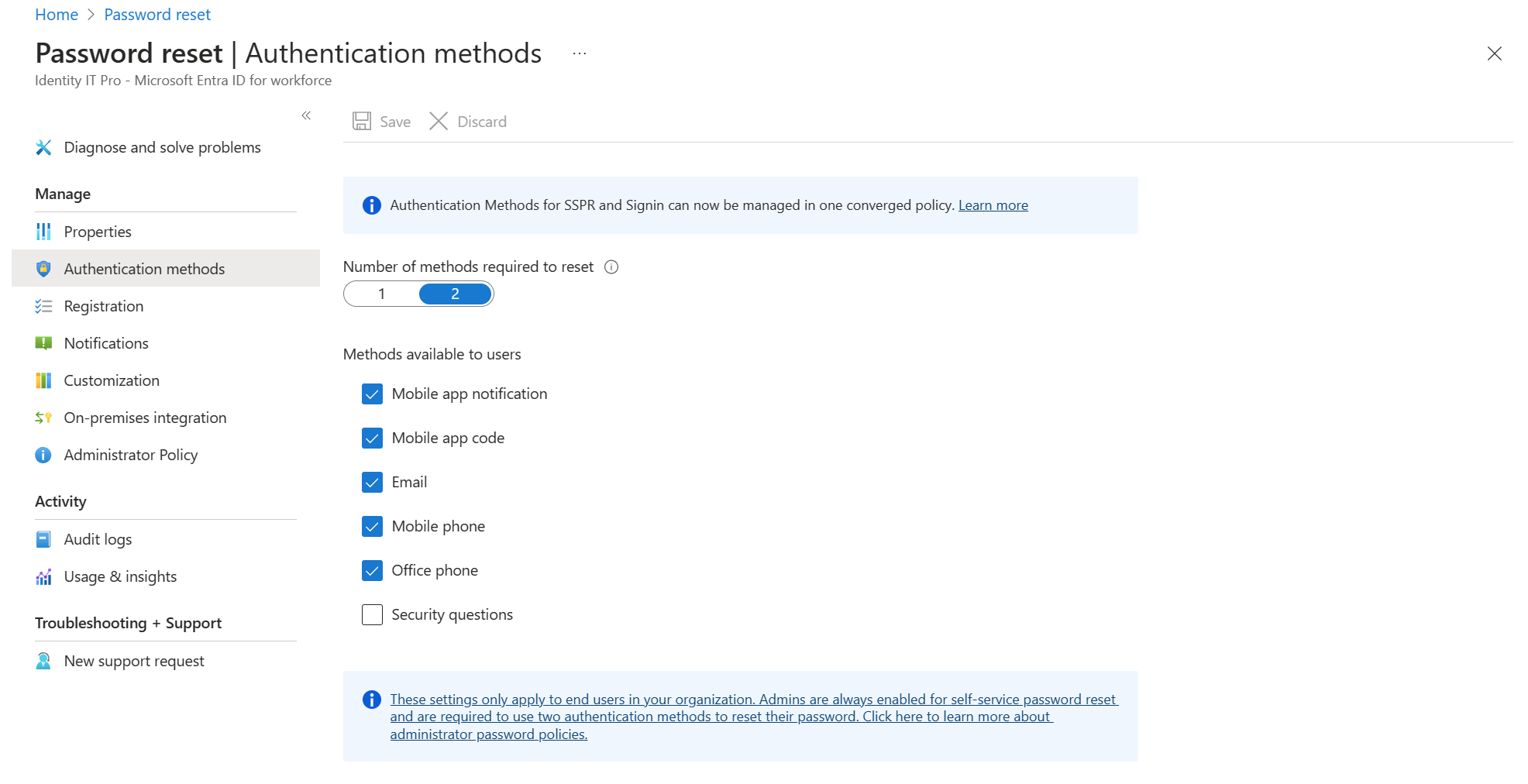 Gerenciar métodos de autenticação - Microsoft Entra | Microsoft Learn Gerenciar métodos de autenticação - Microsoft Entra | Microsoft Learn