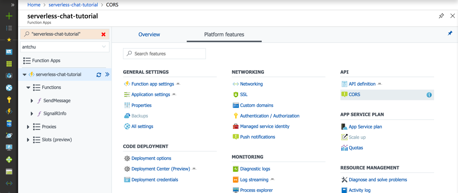 Tutorial Autenticação Com O Azure Functions Azure Signalr Microsoft Learn