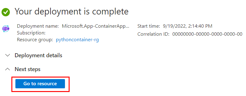 Criar E Implantar Um Aplicativo Web Python Com Aplicativos De Contêiner Do Azure Python On