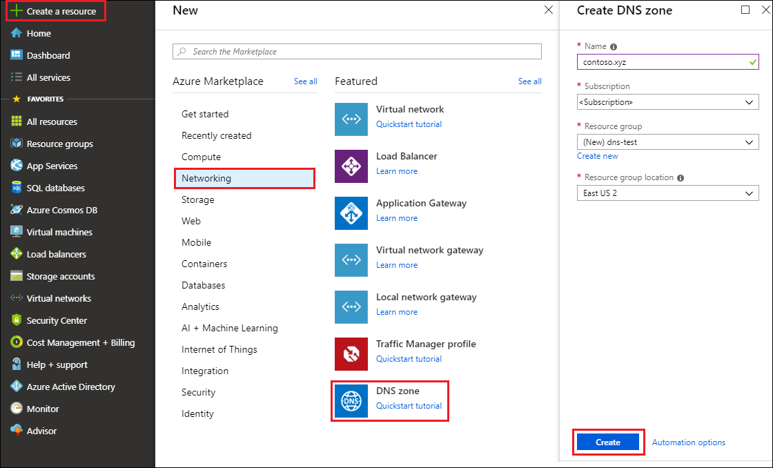 Início Rápido: Criar um registro e uma zona DNS – portal do Azure ... Início Rápido: Criar um registro e uma zona DNS – portal do Azure ...