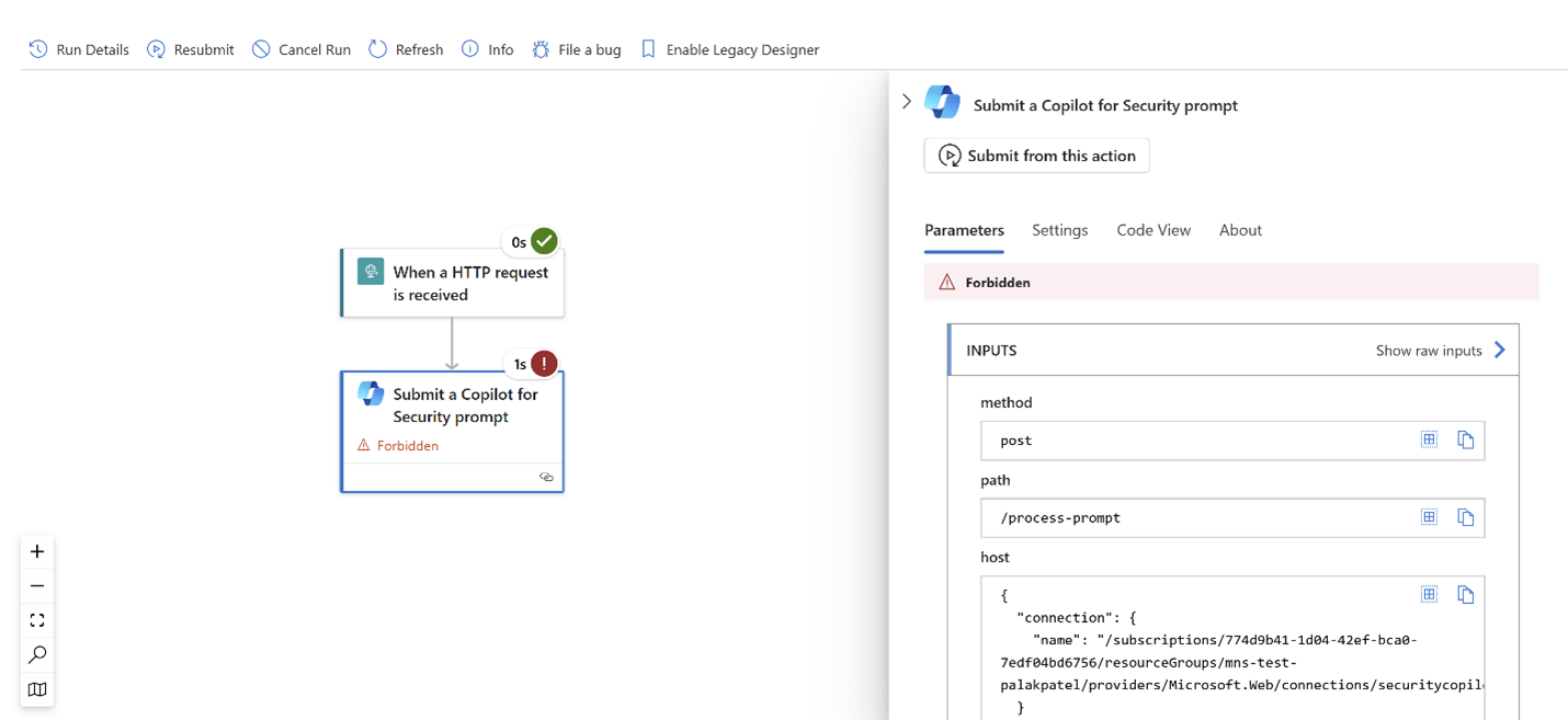 Códigos de erro do Microsoft Copilot para o Conector do Logic Apps de ...