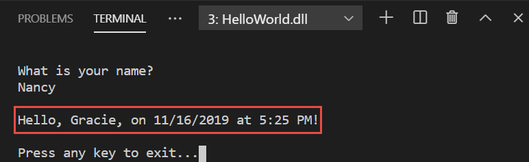 Depurar um aplicativo de console do .NET usando o Visual Studio Code - .NET | Microsoft Learn