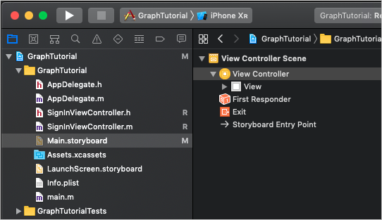 Crie Aplicativos Ios Objective C Com O Microsoft Graph Microsoft Graph Microsoft Learn