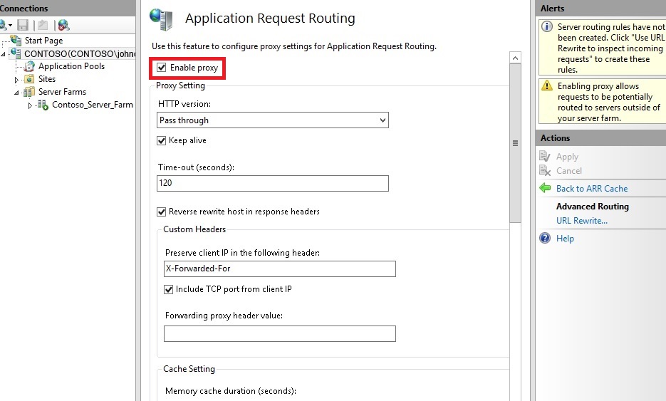 Criar um Proxy de Encaminhamento Usando o Application Request Routing ... Criar um Proxy de Encaminhamento Usando o Application Request Routing ...