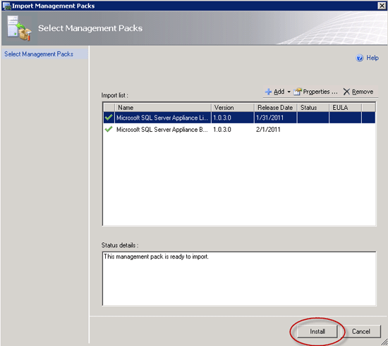 Importar o pacote de gerenciamento do System Center Operations Manager ... Importar o pacote de gerenciamento do System Center Operations Manager ...