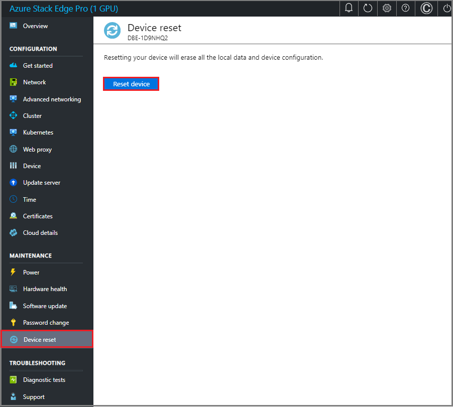 Apagar Dados Do Azure Stack Edge Microsoft Learn