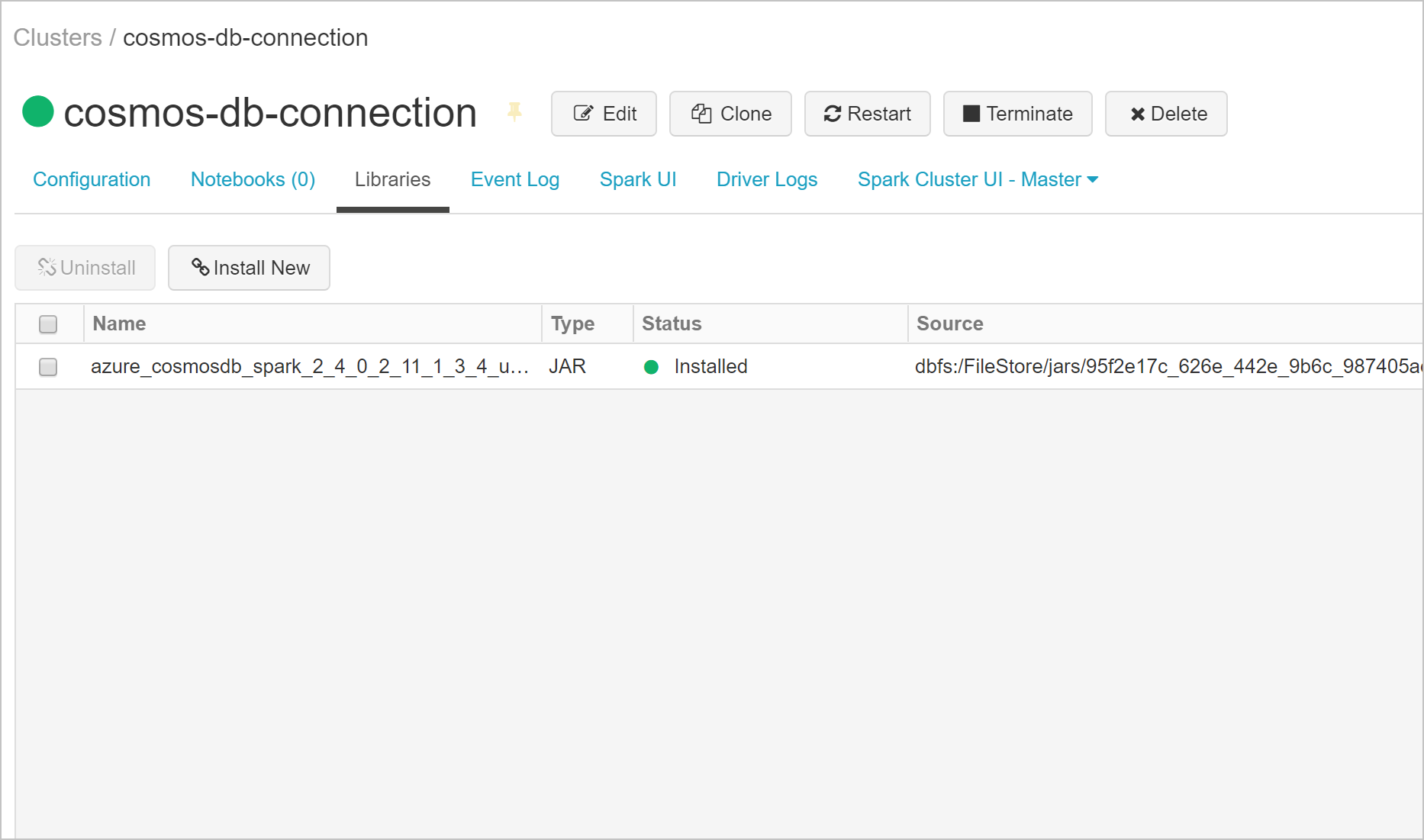 Tutorial Implementar O Azure Databricks Com Um Ponto Final Do Azure Cosmos Db Microsoft Learn