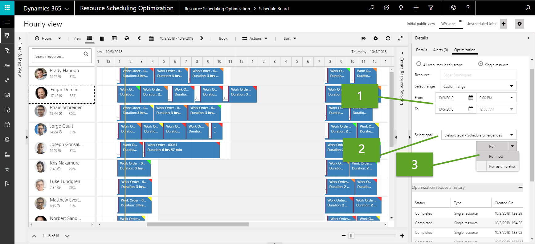 Otimização de único recurso para o Resource Scheduling Optimization no ... Otimização de único recurso para o Resource Scheduling Optimization no ...