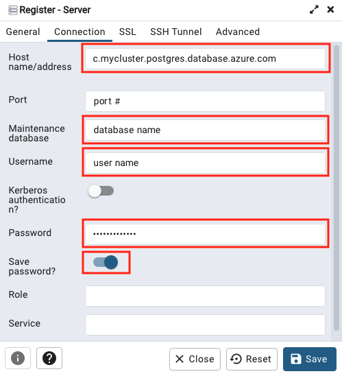 Подключение к серверу — Azure Cosmos Db для Postgresql Microsoft Learn