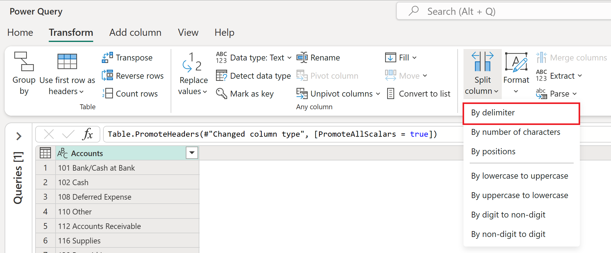 Разделение столбцов по разделителям - Power Query | Microsoft Learn Разделение столбцов по разделителям - Power Query | Microsoft Learn