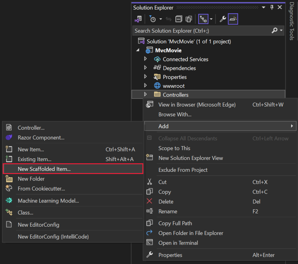 Part 4 Add A Model To An Aspnet Core Mvc App Microsoft Learn