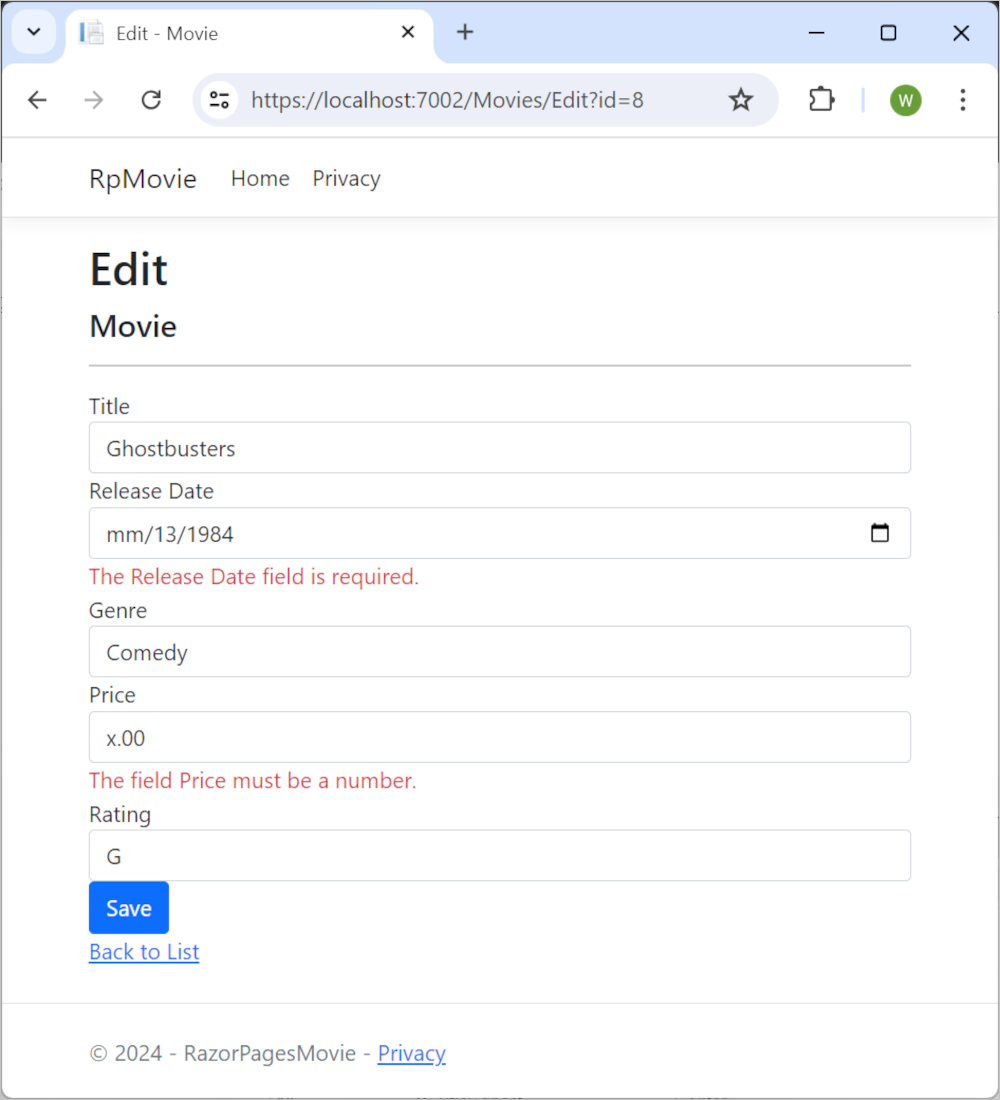 Tutorial Create A Razor Pages Web App With Aspnet Core Microsoft Learn 1910