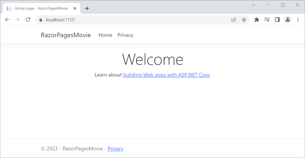 Tutorial Get Started With Razor Pages In Aspnet Core Microsoft Learn
