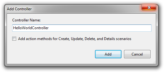 Adding a Controller | Microsoft Learn