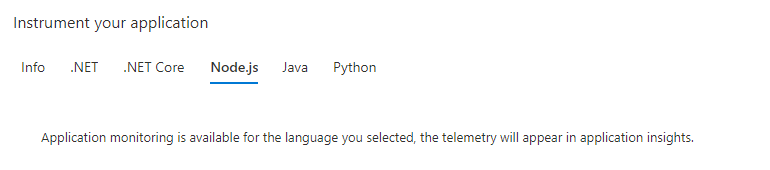 Enable Application Monitoring In Azure App Service For Net Nodejs Python And Java 2000