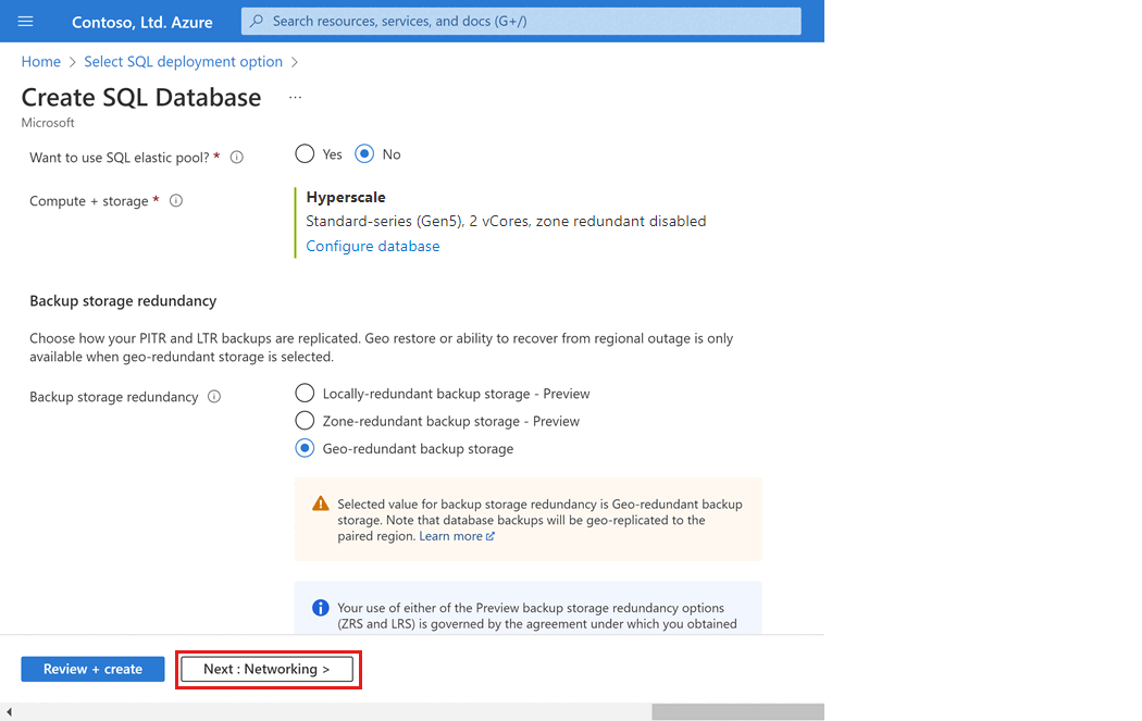 Create A Hyperscale Database Azure Sql Database Microsoft Learn