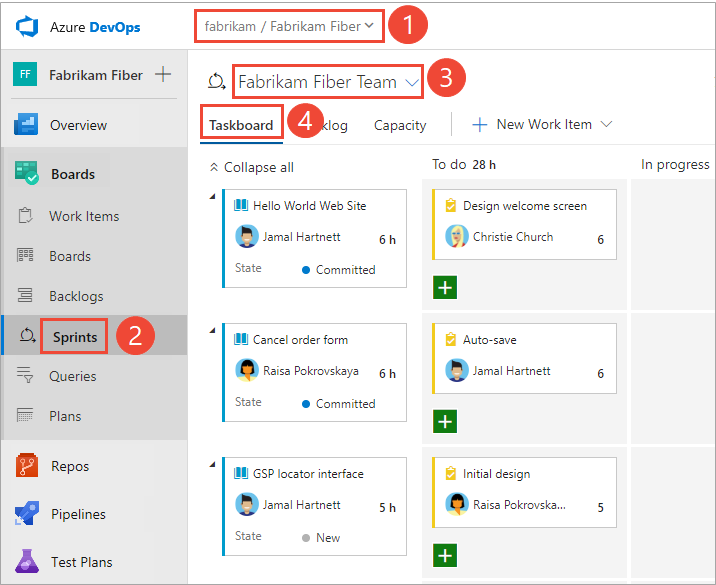Track progress and individual items on the Taskboard - Azure Boards ... Track progress and individual items on the Taskboard - Azure Boards ...