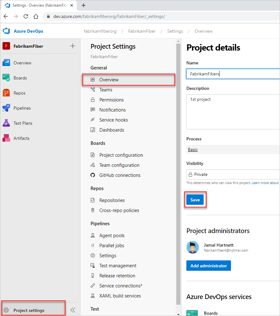 Rename A Project Azure Devops Microsoft Learn