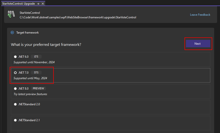Upgrade A Wpf App To Net 7 Wpf Net Microsoft Learn