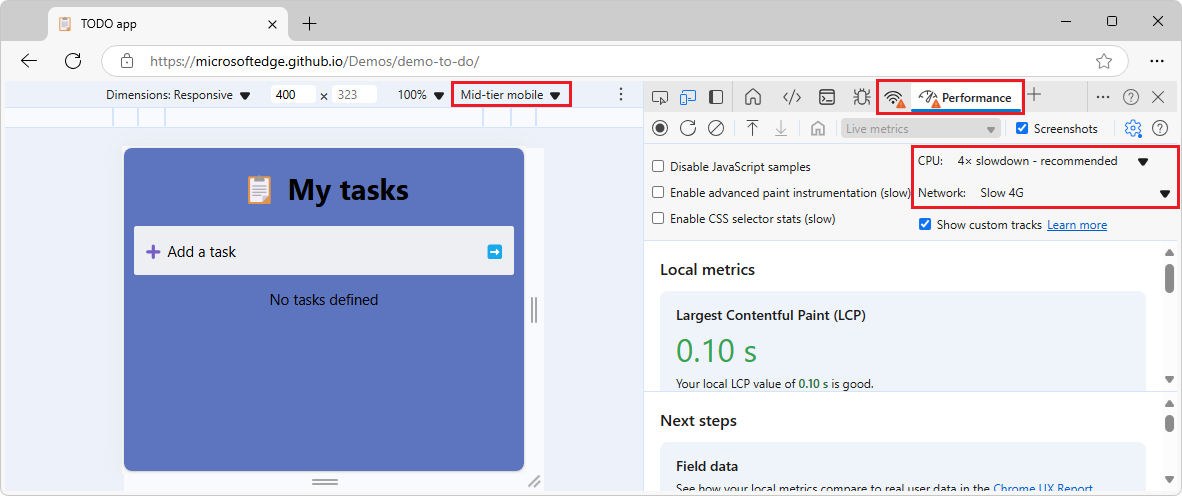 Emulate Mobile Devices Device Emulation Microsoft Edge Developer Documentation Microsoft Learn