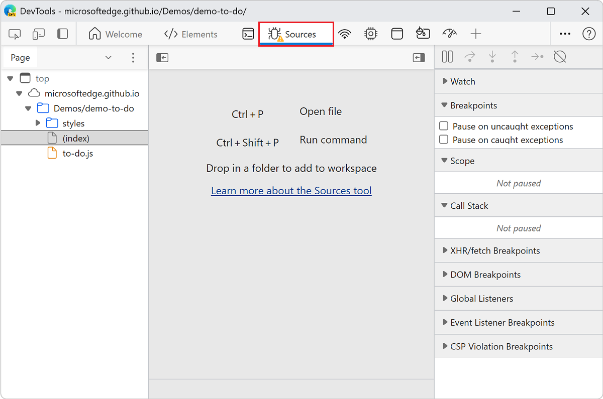 Disable Javascript Microsoft Edge Developer Documentation Microsoft Learn