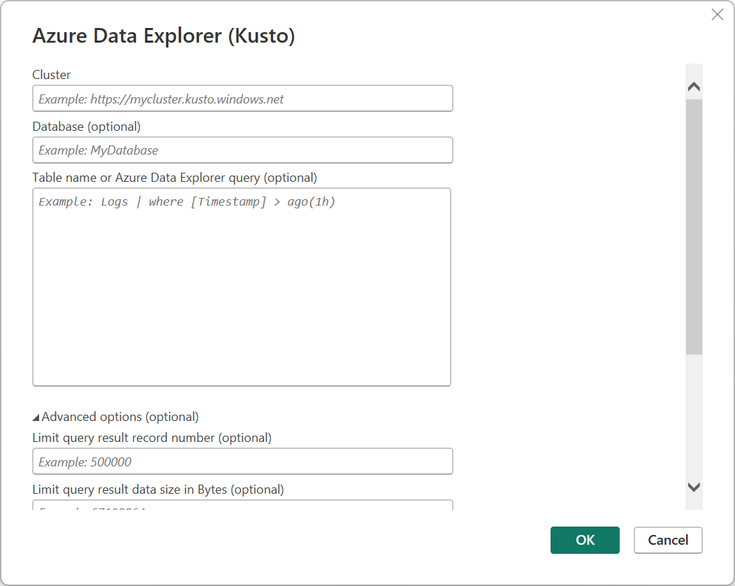 ตัวเชื่อมต่อฐานข้อมูล Power Query KQL - Power Query | Microsoft Learn ตัวเชื่อมต่อฐานข้อมูล Power Query KQL - Power Query | Microsoft Learn