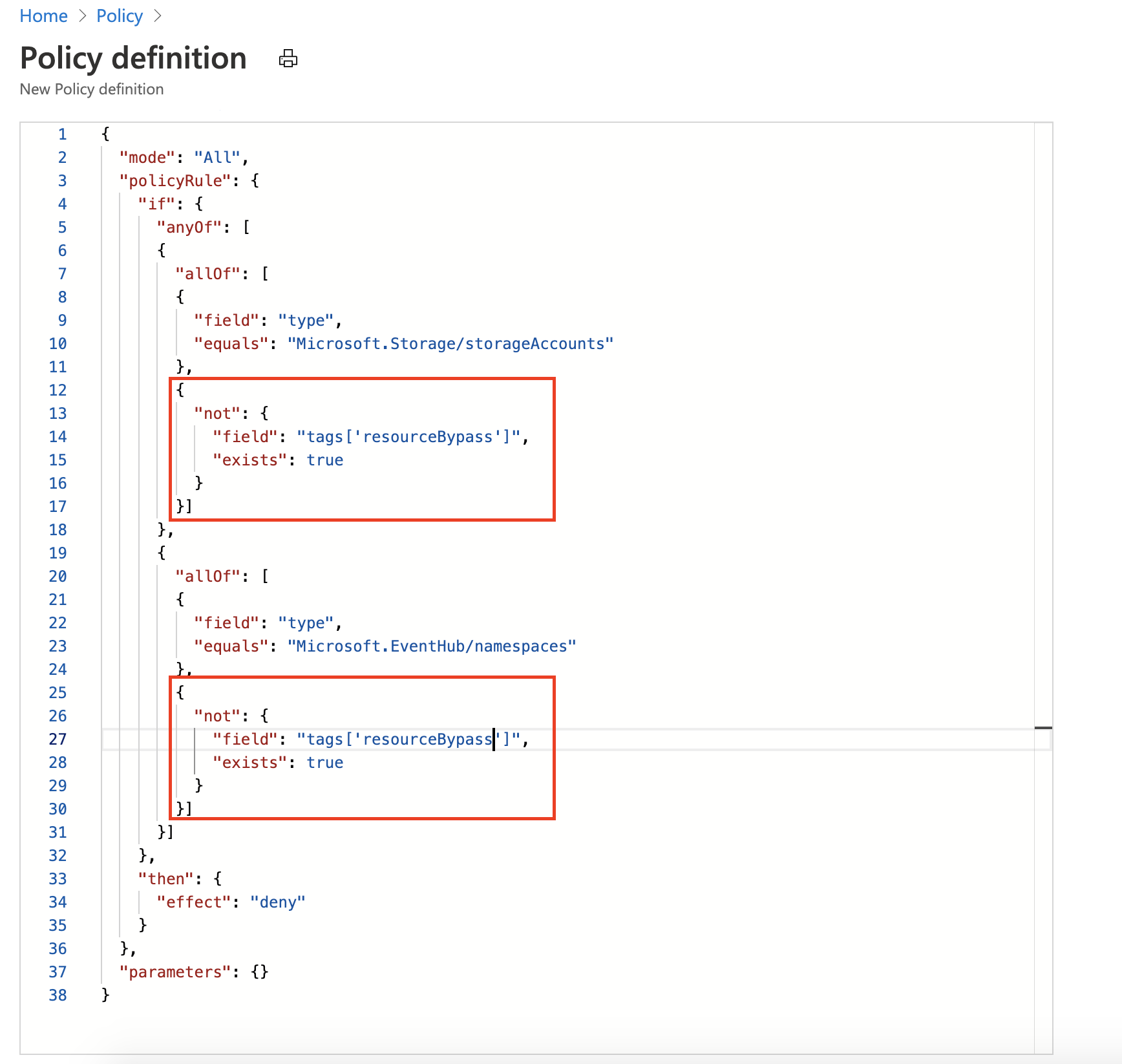 Create An Exception To Deploy Microsoft Purview Microsoft Learn