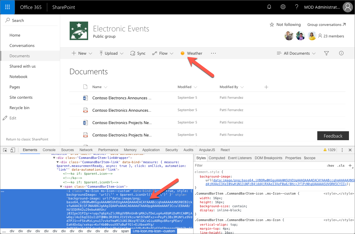 Configure extension icon in SharePoint Framework (SPFx) Extensions | Microsoft Learn