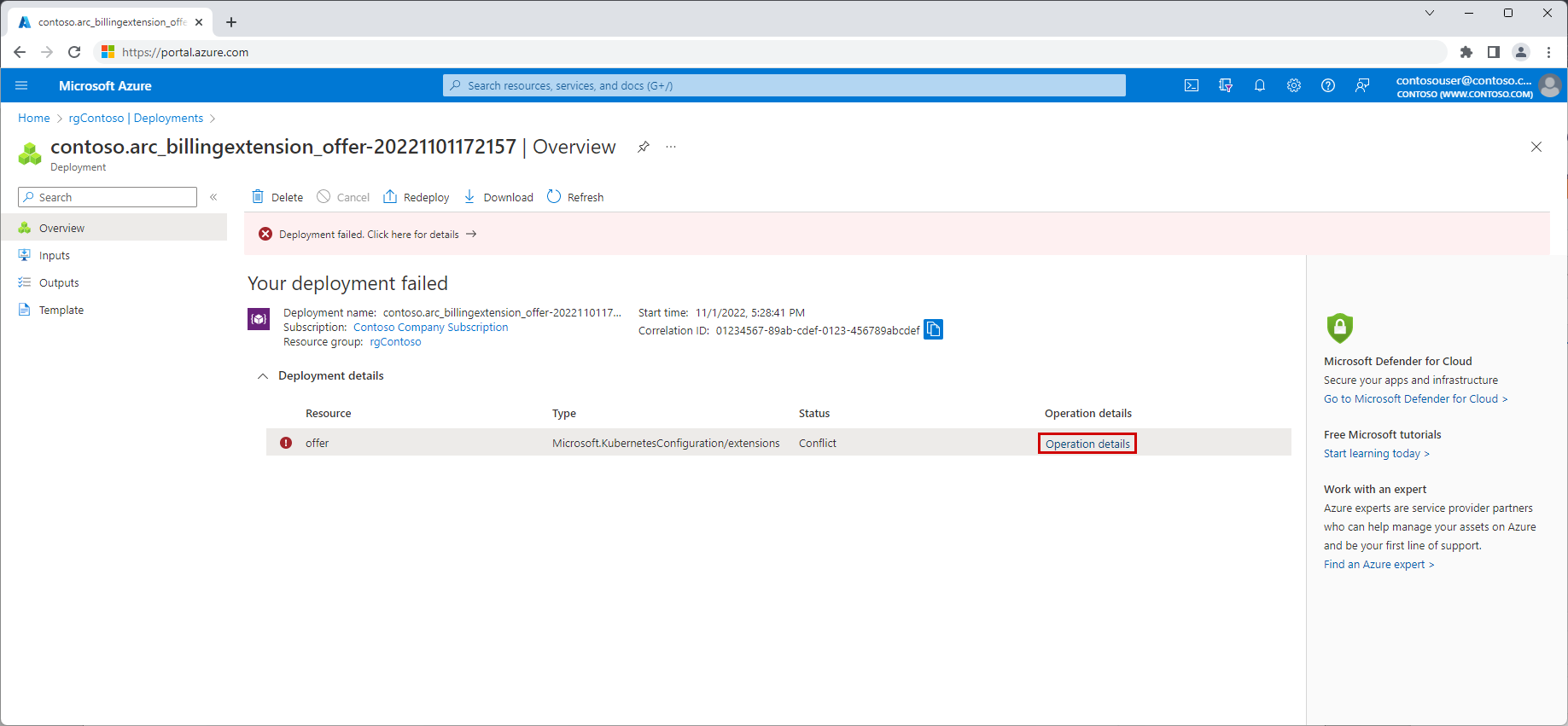 Troubleshoot The Failed Deployment Of A Kubernetes Application Offer Azure Microsoft Learn
